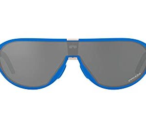 Oakley Men's OO9467A CMDN Low Bridge Fit Rectangular Sunglasses, Sapphire/Prizm Black, 33 mm