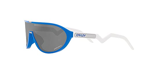 Oakley Men's OO9467A CMDN Low Bridge Fit Rectangular Sunglasses, Sapphire/Prizm Black, 33 mm