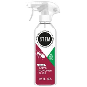 stem kills ants, roaches and flies: plant-based active ingredient bug spray, botanical insecticide for indoor and outdoor use; 12 fl oz (pack of 1)