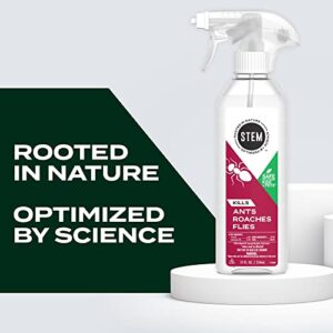 Stem Kills Ants, Roaches And Flies: Plant-Based Active Ingredient Bug Spray, Botanical Insecticide For Indoor And Outdoor Use; 12 fl oz (Pack Of 1)