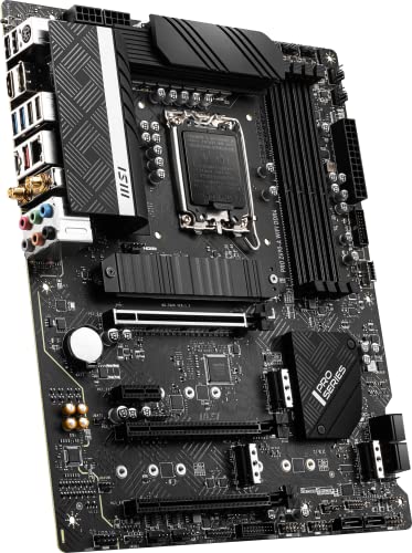 MSI PRO Z690-A WiFi DDR4 ProSeries Motherboard (ATX, 12th Gen Intel Core, LGA 1700 Socket, DDR4, PCIe 4, CFX, M.2 Slots, Wi-Fi 6E)