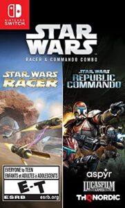 star wars racer and commando combo - nintendo switch