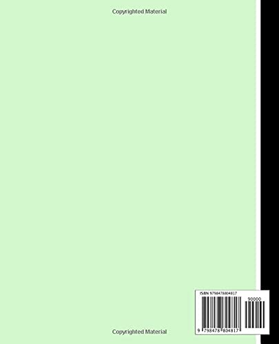 Light Green Composition Notebook: 7.5'' x 9.25'' | Wide-Ruled | 110 Pages