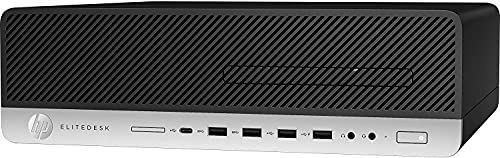 HP EliteDesk 800 G3 SFF Desktop Intel i7-7700 UP to 4.20GHz 32GB DDR4 New 1TB NVMe M.2 SSD Built in WiFi BT Dual Monitor Wireless Keyboard & Mouse Support Win10 Pro (Renewed)