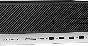 HP EliteDesk 800 G3 SFF Desktop Intel i7-7700 UP to 4.20GHz 32GB DDR4 New 1TB NVMe M.2 SSD Built in WiFi BT Dual Monitor Wireless Keyboard & Mouse Support Win10 Pro (Renewed)