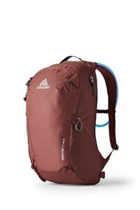 gregory mountain products inertia 18 h2o hydration backpack,brick red,one size