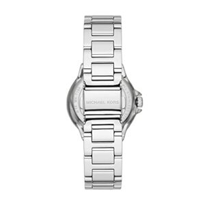 Michael Kors Women's Camille Quartz Watch with Stainless Steel Strap, Silver, 16 (Model: MK7198)