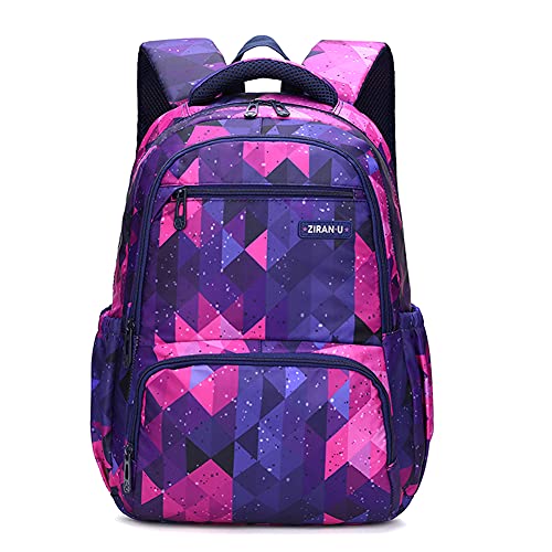 MITOWERMI Kids Backpack for Boys Girls Nylon Elementary School Bags Durable Children Bookbags Casual Travel Back Pack