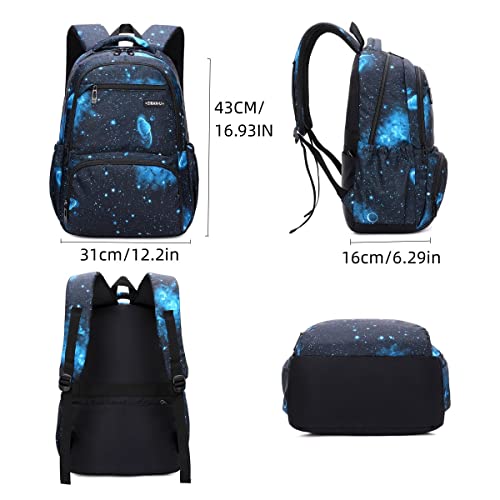 MITOWERMI Kids Backpack for Boys Girls Nylon Elementary School Bags Durable Children Bookbags Casual Travel Back Pack