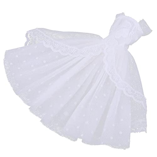 Gorgeous 12inch Fashion Doll Princess Evening Gown Lace Wedding Dress Outfits