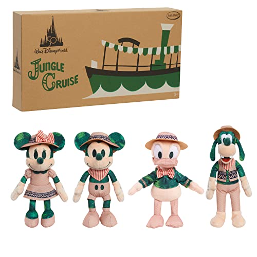 Walt Disney World 50th Anniversary Celebration Jungle Cruise Collectible Plush, Limited Edition 9-Inch Commemorative Plush, Officially Licensed Kids Toys for Ages 3 Up, Amazon Exclusive