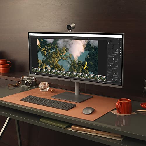 HP Envy 34” All-in-One Desktop, NVIDIA GeForce GTX 1650, 11th Gen Intel Core i7-11700 Processor, 32 GB RAM, 512 GB SSD, WUHD IPS Display, Windows 11 Home, Detachable Magnetic Camera (34-c0010, 2021)