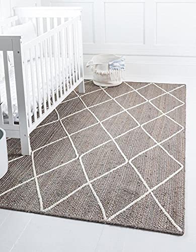 2x3, 3x4, 3x5, 4x6, 5x7, 5x8, 6x9, 8x10, 9x12, 10x14 Ft. Indian Hand Braided Jute Rug Kitchen Rug/ Hallway Rug/ Patio Rug/ Outdoor Rug/ Indian Doormat/ Runner Rug (3x4 Ft. Area Rug)