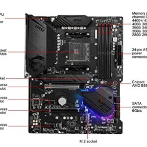 Micro Center AMD Ryzen 5 5600X Desktop Processor 6-core Up to 4.6GHz Unlocked with Wraith Stealth Cooler Bundle with MSI MPG B550 Gaming Plus ATX Gaming Motherboard (AMD AM4, DDR4, PCIe 4.0, M.2)