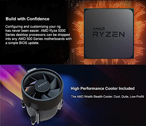 Micro Center AMD Ryzen 5 5600X Desktop Processor 6-core Up to 4.6GHz Unlocked with Wraith Stealth Cooler Bundle with MSI MPG B550 Gaming Plus ATX Gaming Motherboard (AMD AM4, DDR4, PCIe 4.0, M.2)