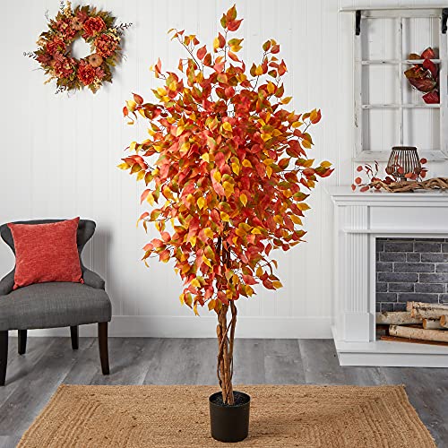 6ft. Autumn Ficus Artificial Fall Tree