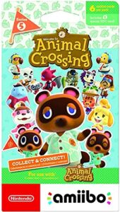 nintendo animal crossing amiibo cards 6-pack - series 5 - nintendo switch;