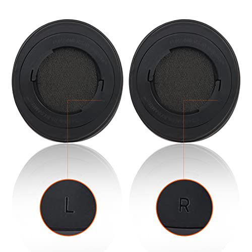 Kraken Pro V2 Replacement Ear Pads Cushions, Oval Earpads for Razer Kraken Pro V2 Razer Kraken 7.1 V2 Headphone Ear Cups Earmuffs Made of Premium Protein Leather & Memory Foam Easy Installation(Black)