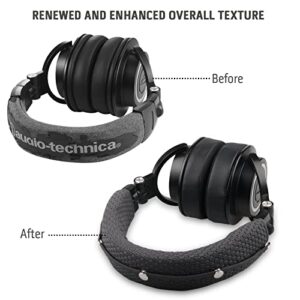 Replacement Headphone Headband Cover Protector for ATH-M50x,M50XBT/MX40,Cloud 2&1 Headsets,Headband Cushion Pads Easy Installation No Tool Needed