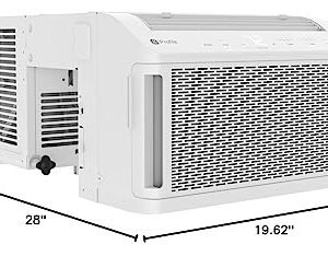 GE Profile ClearView Window Air Conditioner 6,100 BTU, WiFi Enabled, Ultra Quiet for Small Rooms, Full Window View with Easy Installation, Energy-Efficient Cooling, 6K Window AC Unit, White