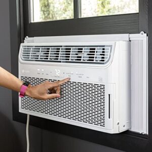 GE Profile Inverter Window Air Conditioner 12,000 BTU, WiFi Enabled, Ultra Quiet, Energy Efficient for Large Rooms, Easy Installation with Included Kit, 12K Window AC Unit, Energy Star, White