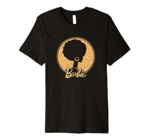 barbie - afro barbie - leopard premium t-shirt