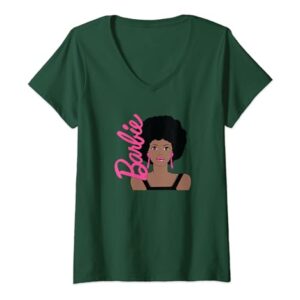 Barbie - Afro Barbie - Hot Pink! V-Neck T-Shirt