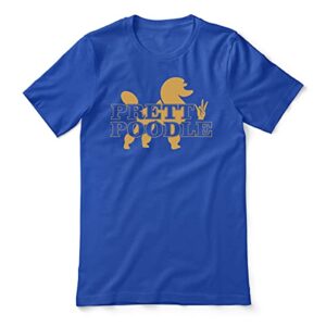 bbgreek sigma gamma rho sorority paraphernalia - sgrho - crew neck t-shirt - official vendor - pretty poodle true-royal x-large