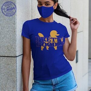 BBGreek Sigma Gamma Rho Sorority Paraphernalia - SGRHO - Crew Neck T-Shirt - Official Vendor - Pretty Poodle True-Royal X-Large