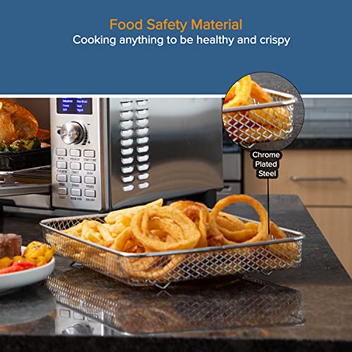 Nuwave Air Fry Basket for the NuWave Bravo XL, Air Fryer Toaster Oven Basket Accessories for French Fry and Frozen Food