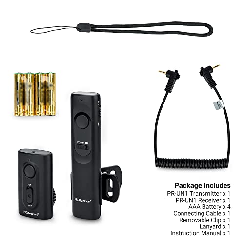 PROfezzion [164'] Wireless Shutter Release Remote Control for Olympus OM-1 OM-5 OM-D E-M1 E-M5 Mark III Mark II E-M1X Camera, Radio Control Shutter Release with AAA Battery