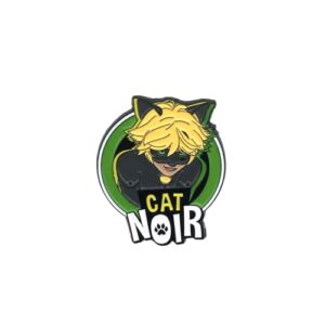 zag store - miraculous ladybug - cat noir pin