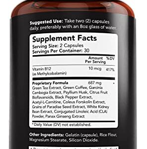 Vitamin Bounty Burn X13 - Thermogenic Fat Burner, Fat Burner for Men, Fat Burners for Women, Thermogenic Warming, Support Muscle Growth, Pumps, Vascularity, and Energy Levels - 60 Capsules