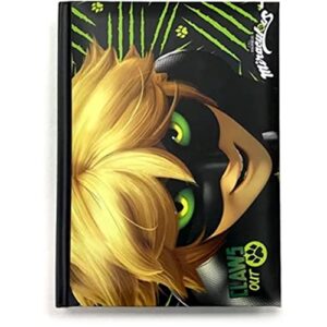 zag store - miraculous ladybug - musical notebook cat noir