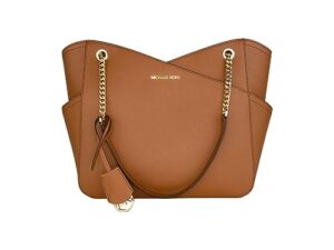 jet set large saffiano leather shoulder bag