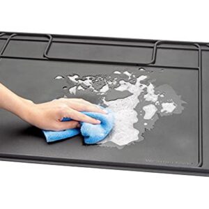 WeatherTech SinkMat – Waterproof Under Sink Liner Mat for Kitchen Bathroom – 28” x 19” Inches - Durable, Flexible Tray – Home undersink Organizer Must Haves, Black