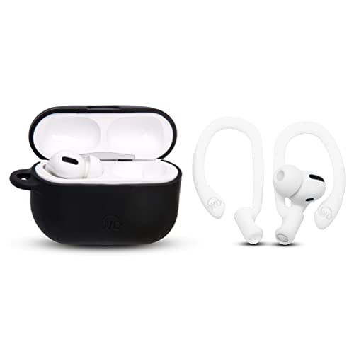 WC HookZ - Upgraded Over Ear Hooks for AirPods Pro & AirPods 1, 2 & 3-2 Size Pairs Included in Package, Unique Left & Right Hook, Does Not Fit with Glasses, Made by Wicked Cushions | Winter White