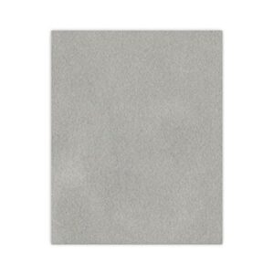 CountryArtHouse Smoke Suede Acid Free 8x10 Backing Board - Uncut Photo Mat Board - 1 Sheet