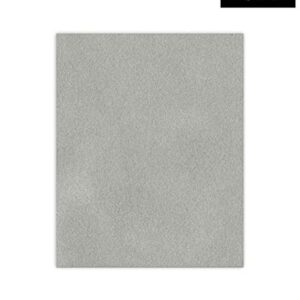 CountryArtHouse Smoke Suede Acid Free 8x10 Backing Board - Uncut Photo Mat Board - 1 Sheet