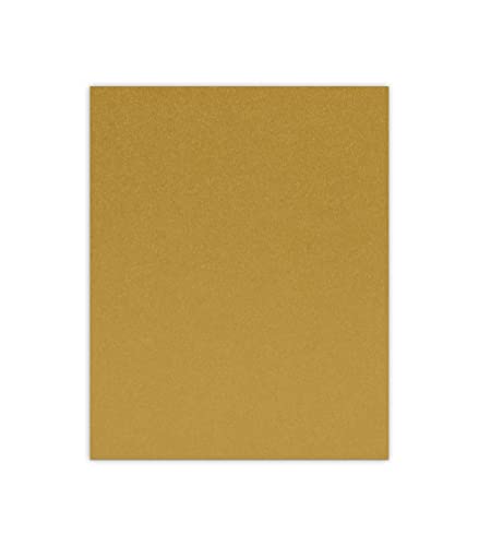 CountryArtHouse Metallic Gold Acid Free 16x20 Backing Board - Uncut Photo Mat Board - 1 Sheet