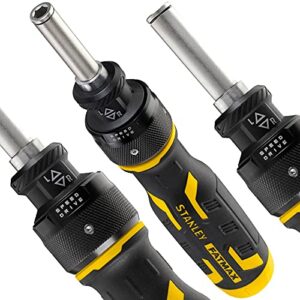 stanley ratchet screwdriver speed drive + 3x bits