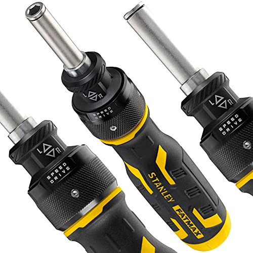 STANLEY Ratchet Screwdriver Speed Drive + 3X Bits