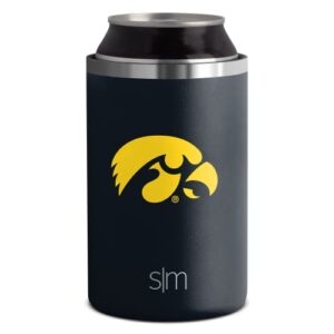 Simple Modern Officially Licensed Collegiate Iowa Hawkeyes Gifts for Men, Women, Dads, Fathers Day, Graduation | Insulated Ranger Can Cooler for Standard 12oz Cans - Beer and Seltzer