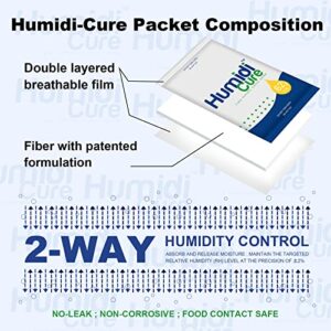 Humidi-Cure RH62% Humidity Packs,2-Way Cigar Humidor Packets,20Packs Humidity Control Packs with RH Indicator Card,Size 1.5Gram