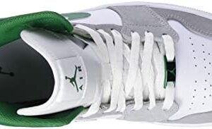 Jordan Mens Air Jordan 1 MID SE DC7294 103 Grey/Pine Green/White - Size 11.5