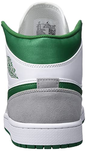 Jordan Mens Air Jordan 1 MID SE DC7294 103 Grey/Pine Green/White - Size 11.5