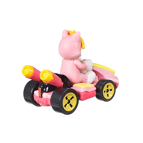 Hot Wheels Mario Kart Cat Peach, [Pink] Standard Kart