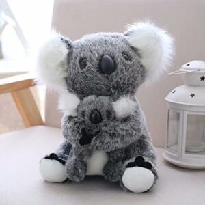 mum and baby koala bear plush stuffed animal simulation koala doll toy gift 11 inch