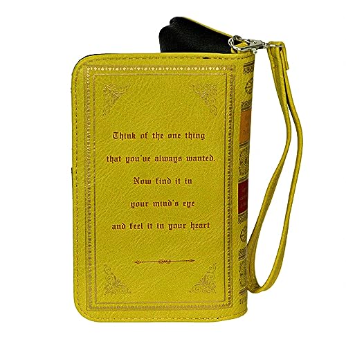 Things2Die4 Black and Gold Beauty and the Beast Checkbook Style Fashion Wallet, One Size