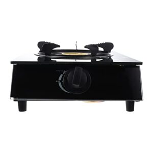 hemoton portable stove burner gas stove stove cooking burner barbecue barbecue stove cooktops portable single cooker for home restaurant outdoor picnic black small camping stove